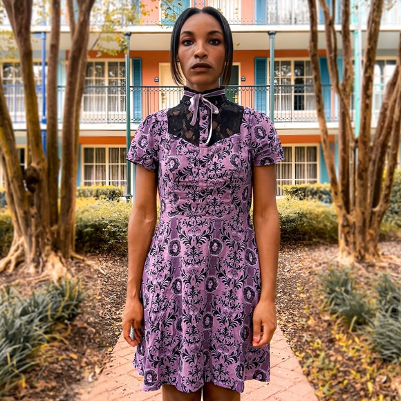 Hot Topic | Dresses | Haunted Mansion Purple Dress | Poshmark